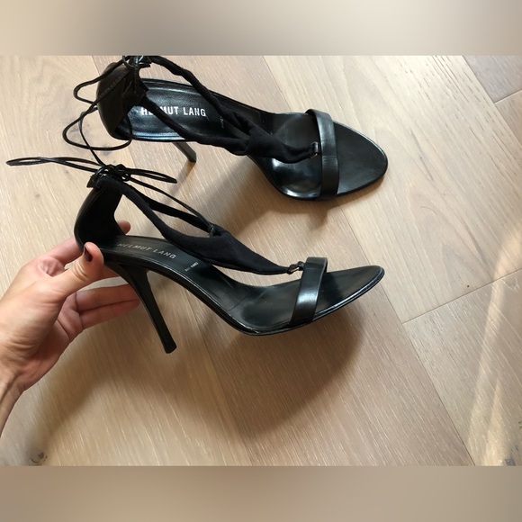 Helmut Lang | Shoes | Helmut Lang Vstrap Minimal Strappy Stilettos Size 39859 | Poshmark